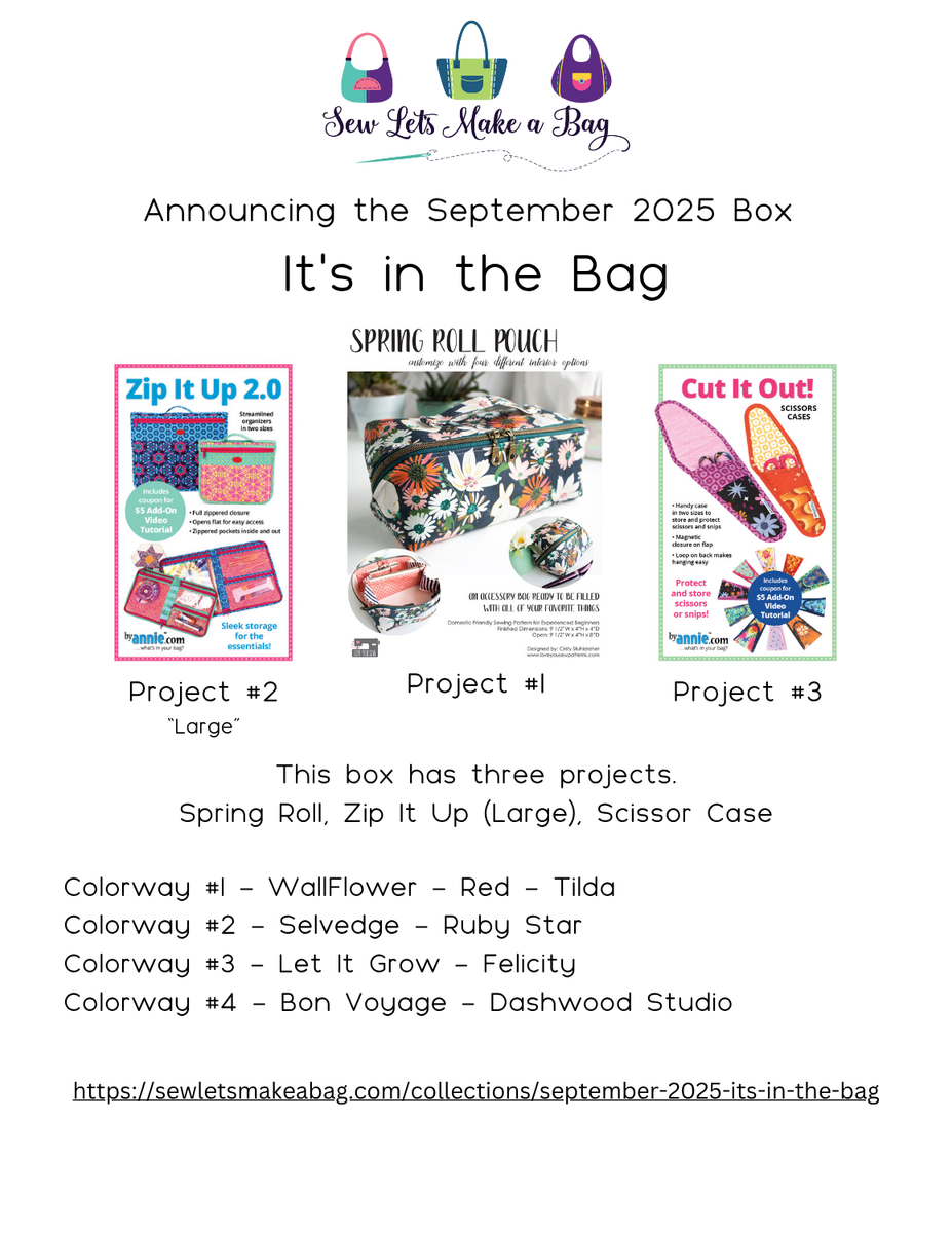 September 2025 - Its In The Bag – sewletsmakeabag